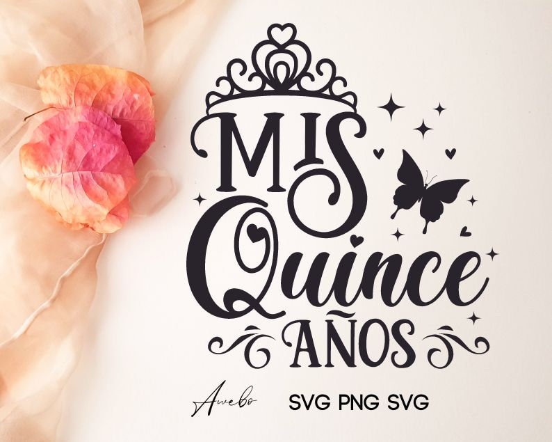 Mis Quince Años svg png Latina svg Mis Quince tshirt Svg - Etsy Canada