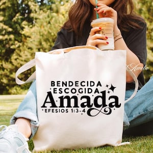 Frase Religiosa Español Svg | Verso Biblico Svg | Bendecida Escogida ...