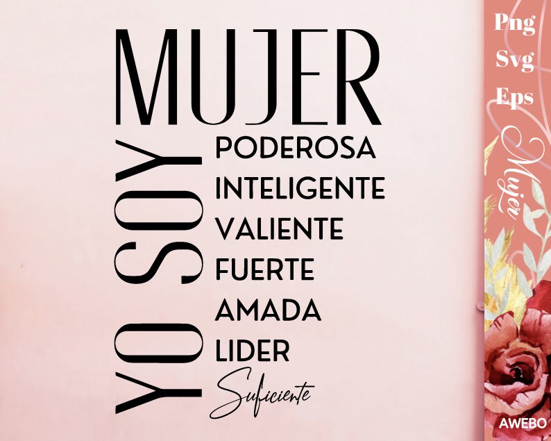 Latina Svg Mujer Valiente Poderosa Svg Empowered Latina - Etsy UK