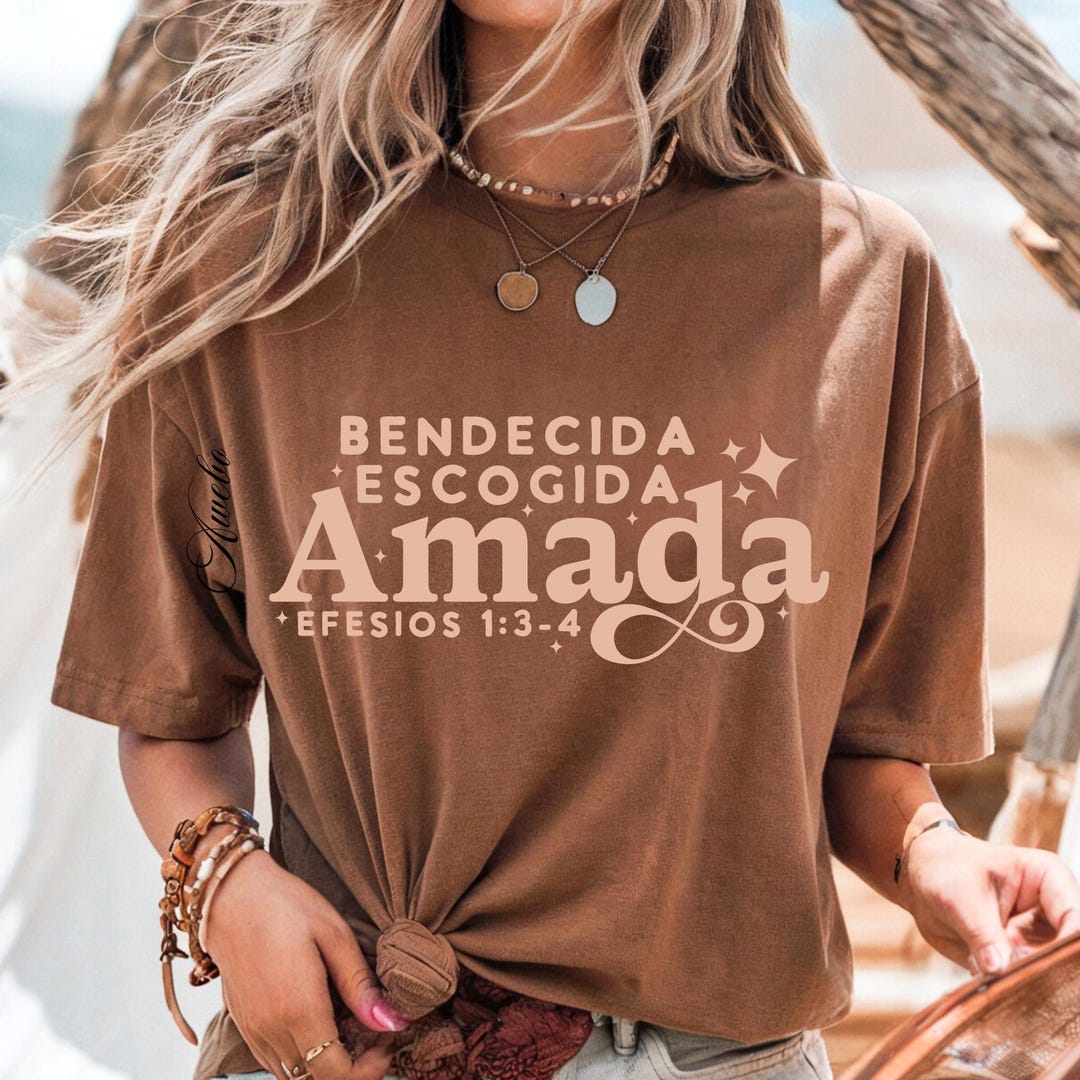 Frase Religiosa Español Svg | Verso Biblico Svg | Bendecida Escogida ...