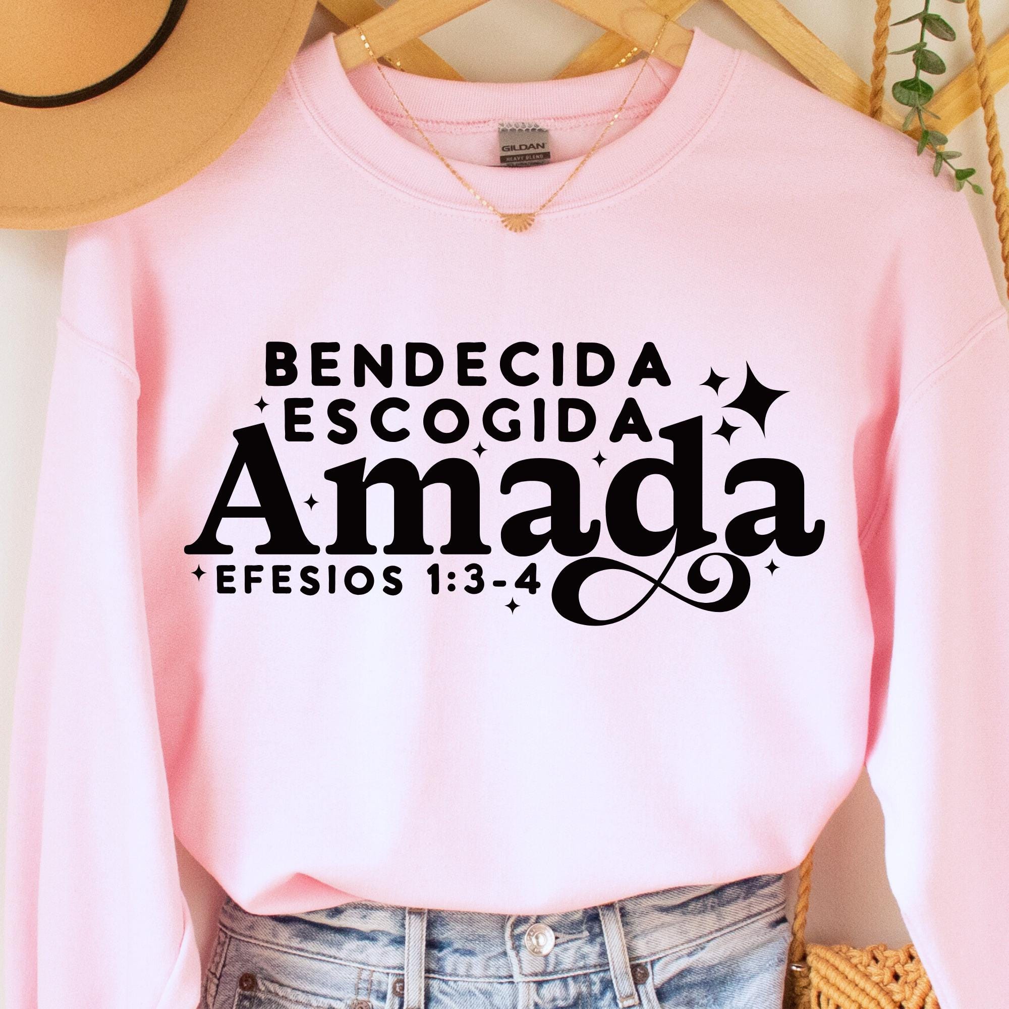 Frase Religiosa Español Svg | Verso Biblico Svg | Bendecida Escogida ...