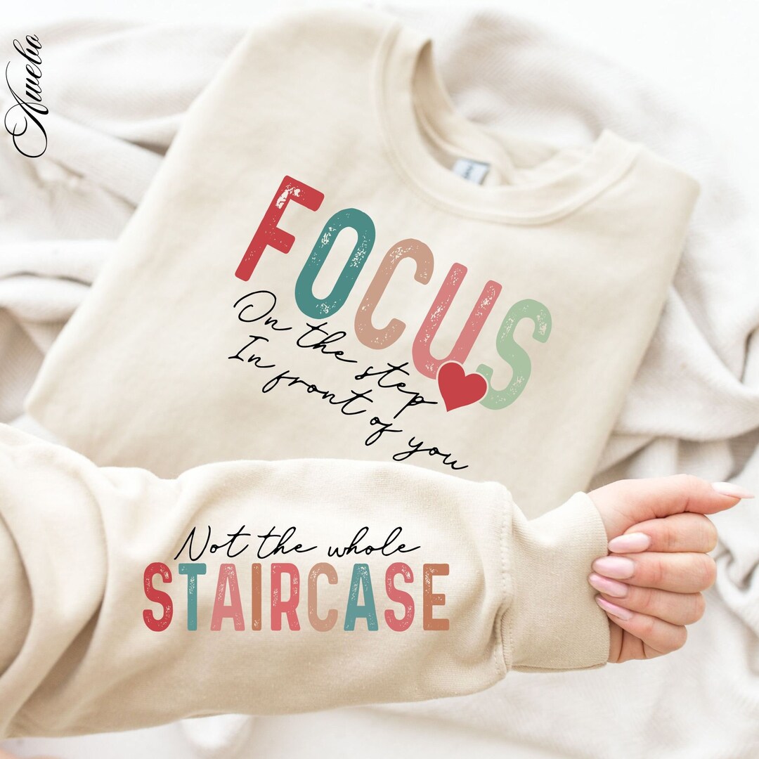 Focus on the Step Svg Png, Not the Whole Staircase Svg, Sleeve Shirt ...