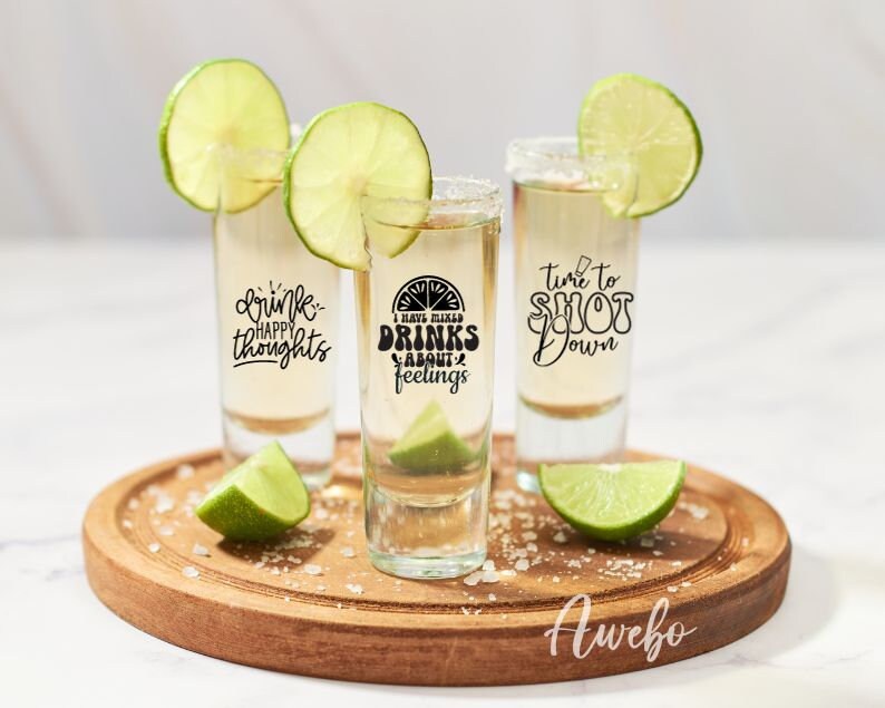 Shot Glass Quotes Svg Png Bundle, Shot Svg, Shot Glass Wrap Svg ...