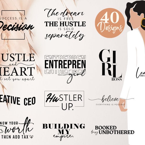 12 Entrepreneur Svg Png Bundle for Small Business Owners CEO - Etsy