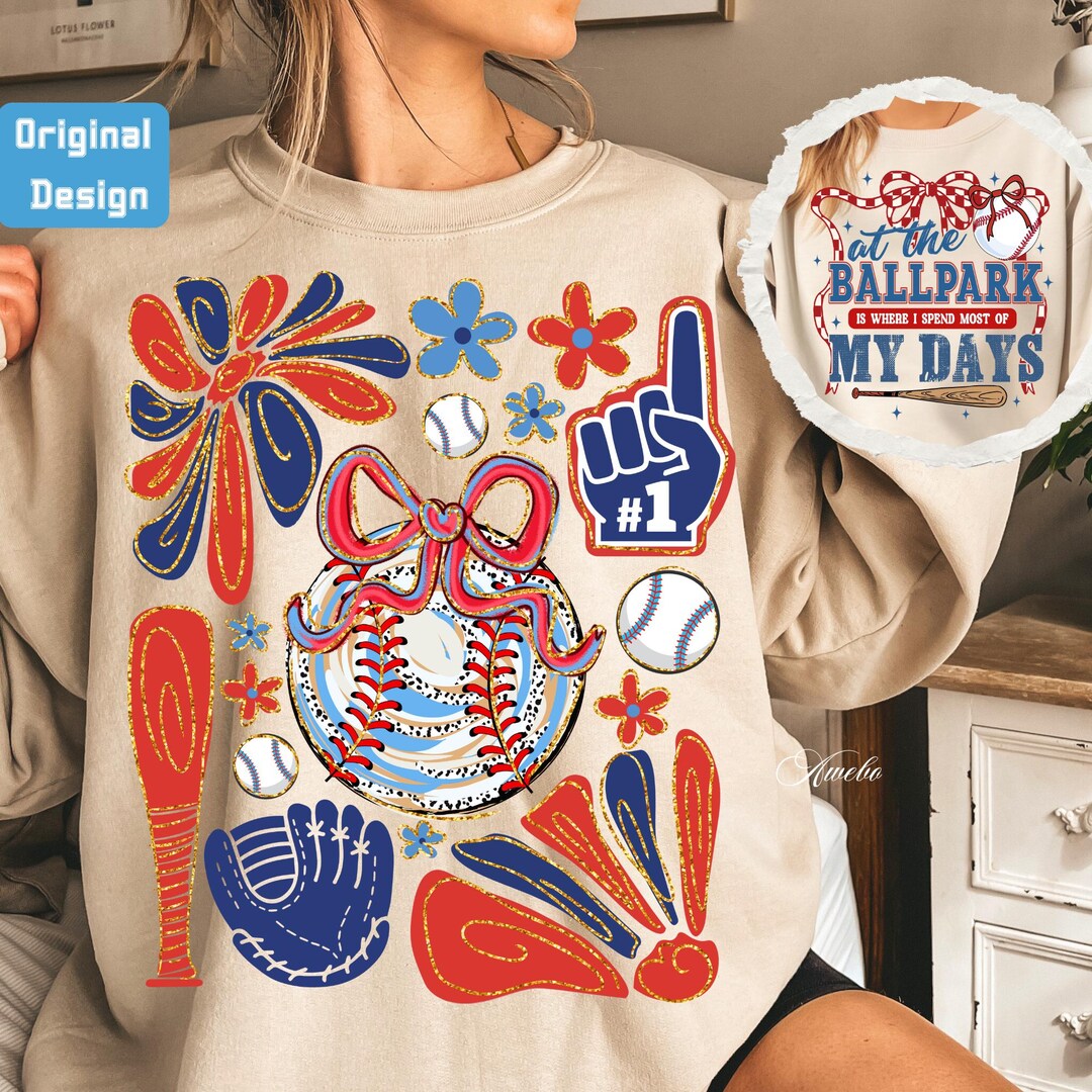 Coquette Baseball Png Girly Baseball PNG Red White Blue Baseball PNG ...