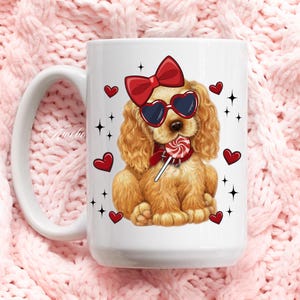 Valentine Cocker Spaniel Png, Valentine Season, Cute Dog Valentine Png ...