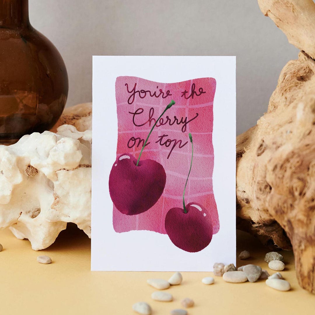 You're the Cherry on Top, Digital Download Birthday and Valentine's Day ...
