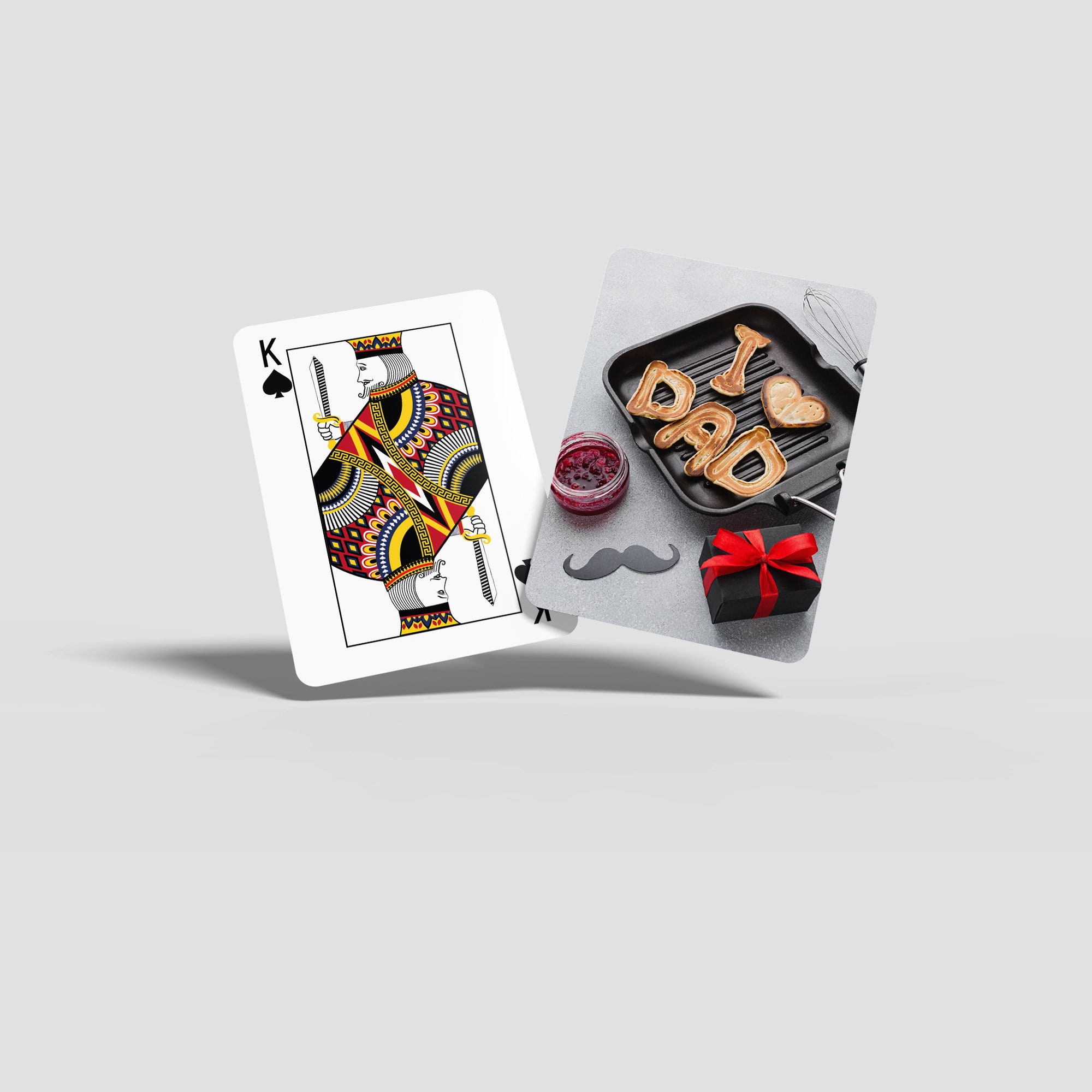 Father's Day Playing Cards Custom Play Card Personalise - Etsy