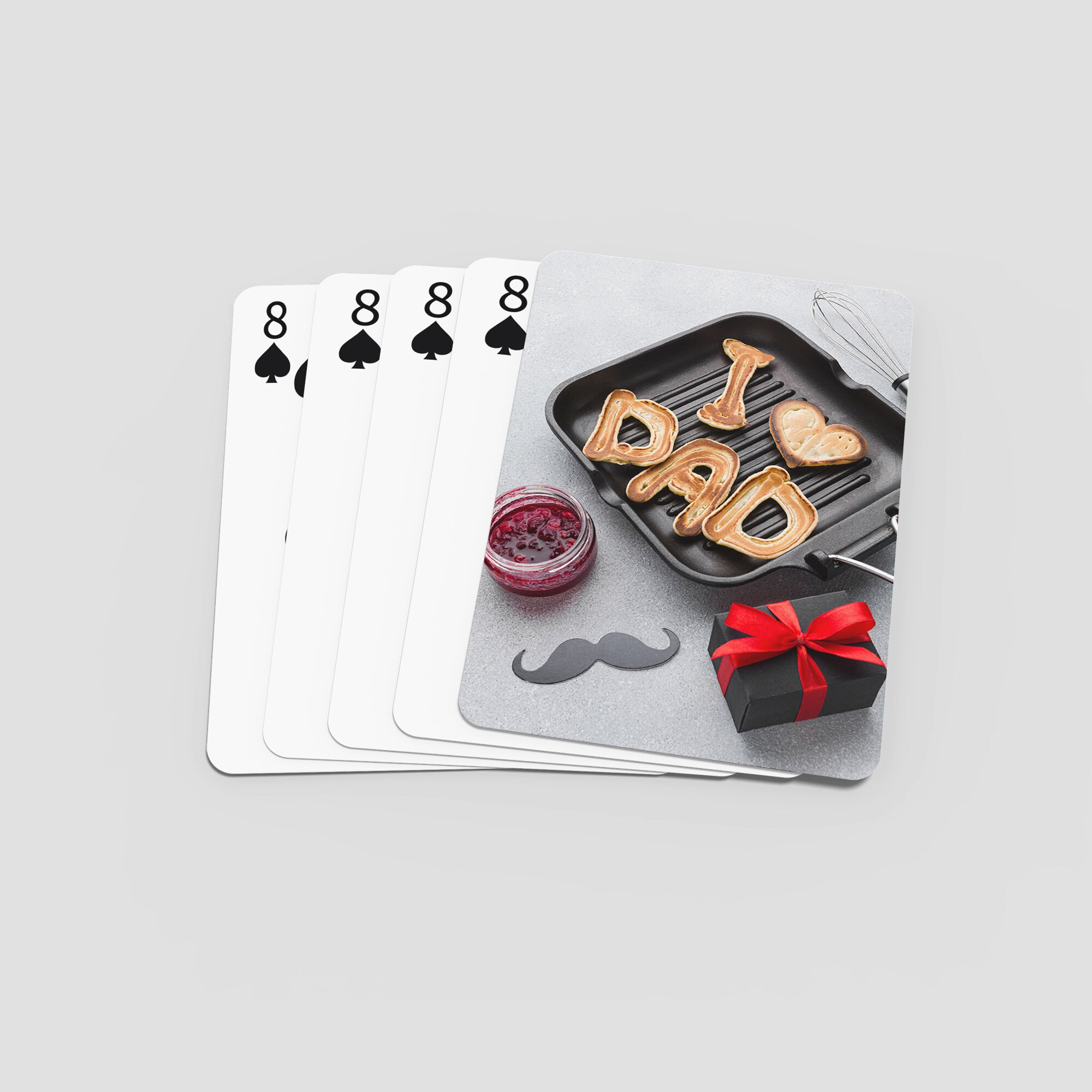 Father's Day Playing Cards Custom Play Card Personalise - Etsy