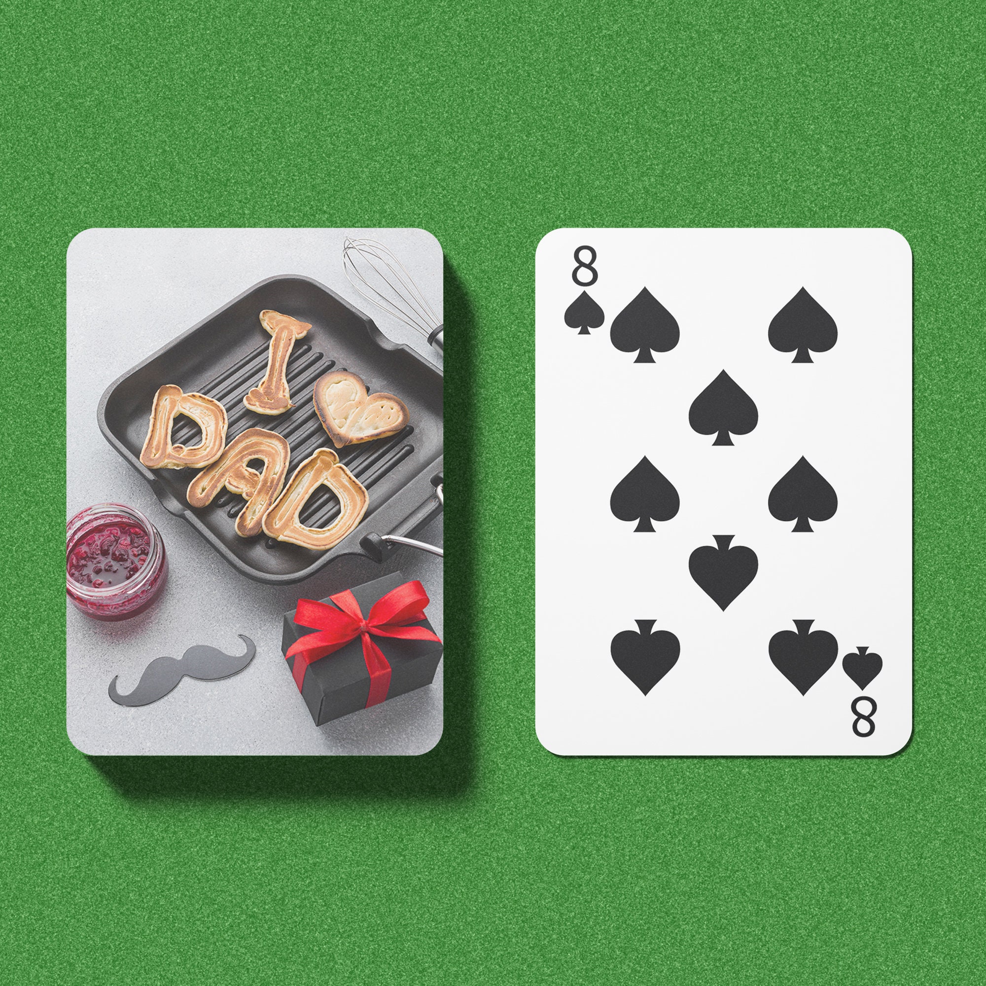 Father's Day Playing Cards Custom Play Card Personalise - Etsy