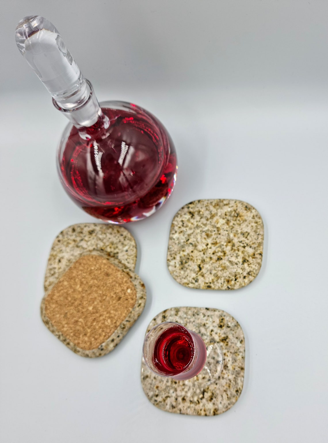 Coasters Natural Granite Stone Gift Idea Gift for Him - Etsy