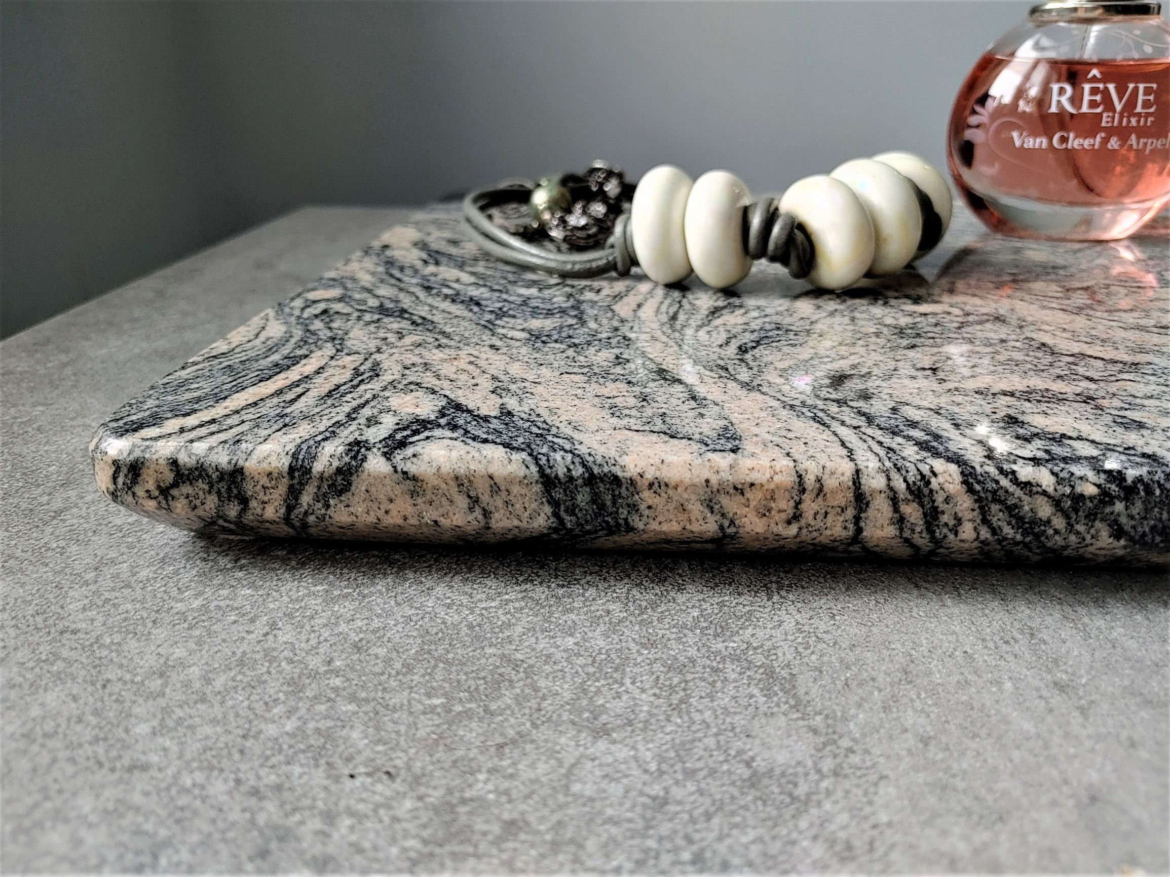 Decorative Tray, Serving Tray, Vanity Tray, Granite Board, Candle ...