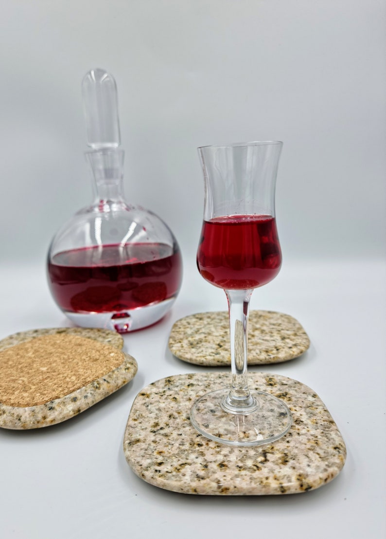 Coasters Natural Granite Stone Gift Idea Gift for Him - Etsy