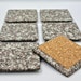 Granite Coasters, Natural, Granite, Stone, Coasters, Gray, Gift Idea ...