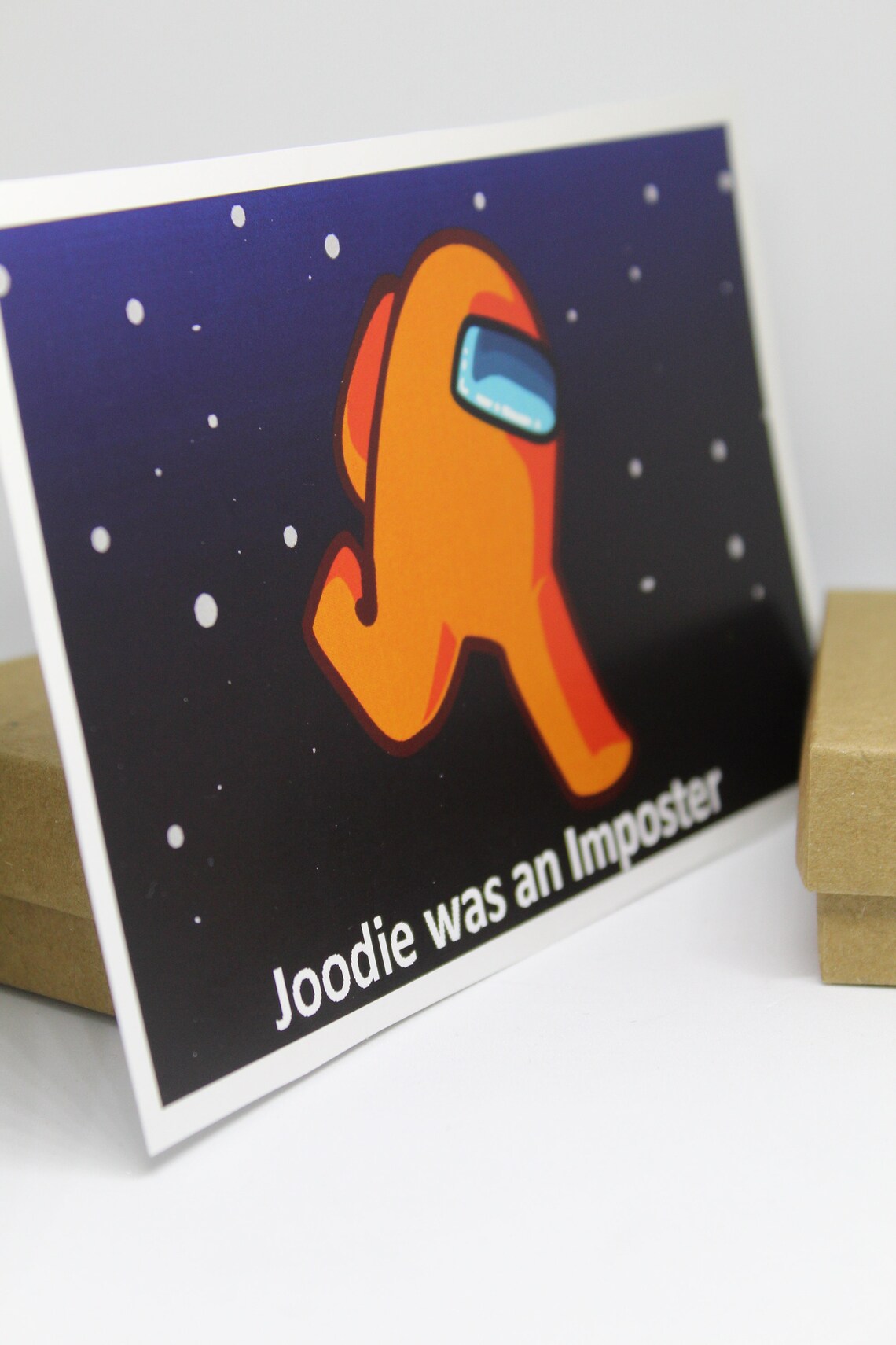 Personalized Among US Gift Card Among Us Postcard Impostor | Etsy