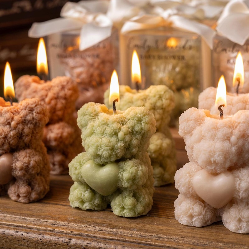 Bear Candle - Etsy
