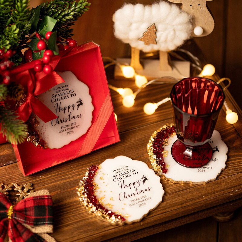 Holiday Coasters - Etsy