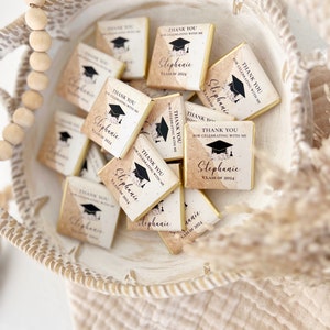 Personalized Graduation Chocolate Favors, Graduation Favors Class of ...