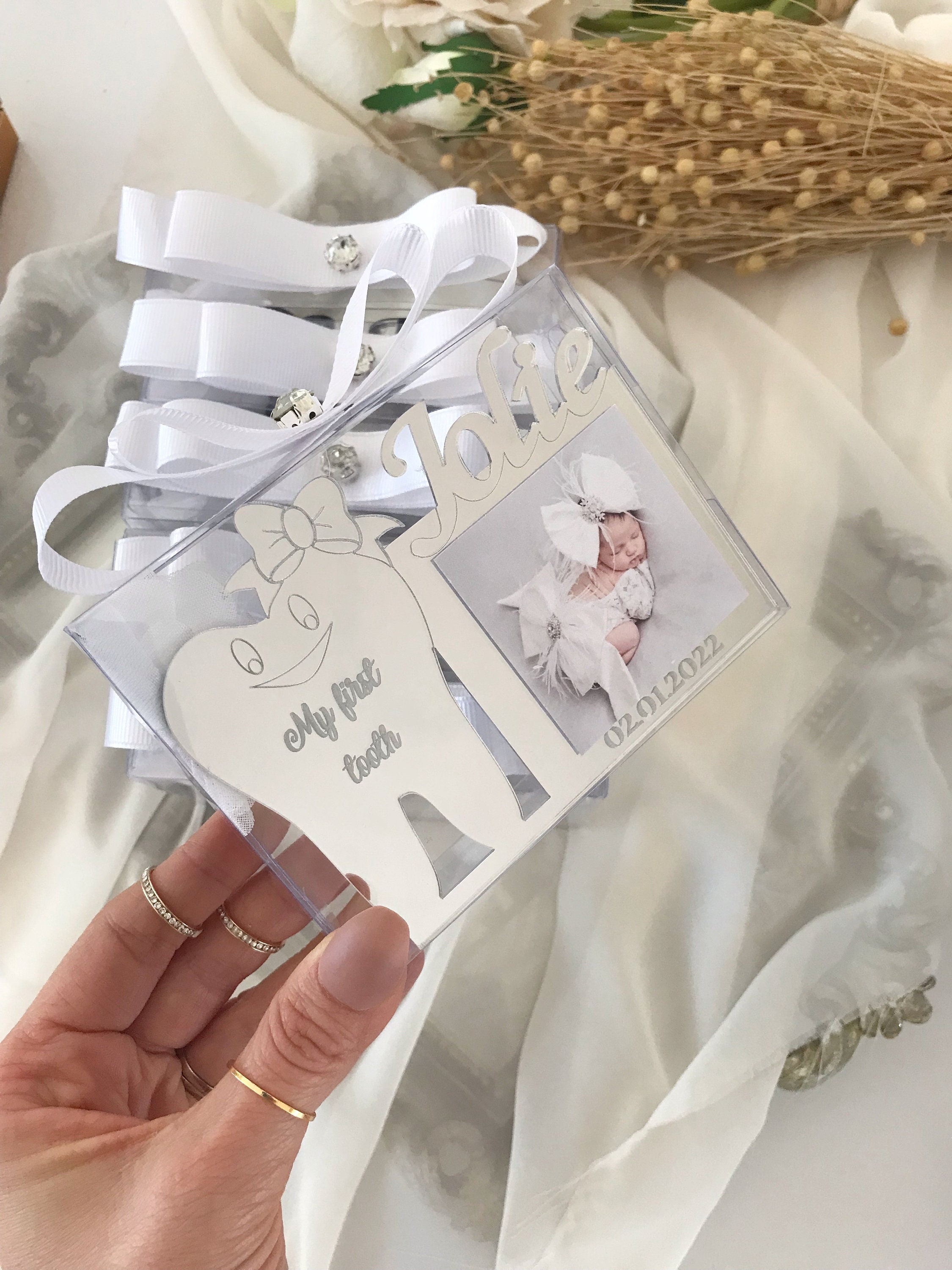 Silver First Tooth Gift First Tooth Fairy Party Favors First - Etsy