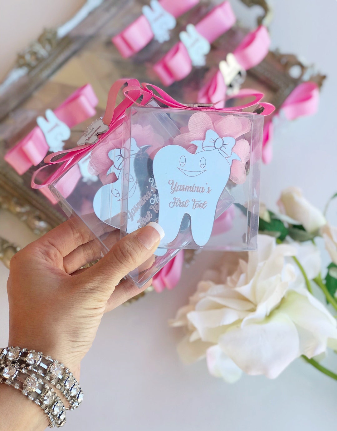 First Tooth Favor, Fairy Party Favors, Tooth Decoration, First Tooth ...
