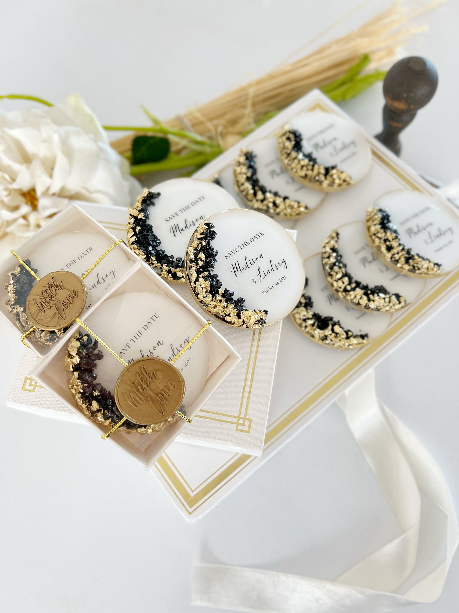 Personalized Wedding Party Gifts for Guests, Save the Date Magnet ...