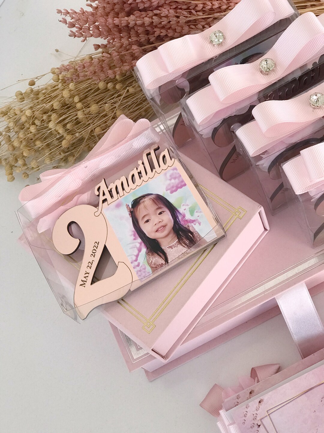 Personalized Acrylic Birthday Photo Frame: Baby Picture Party Favor - Etsy