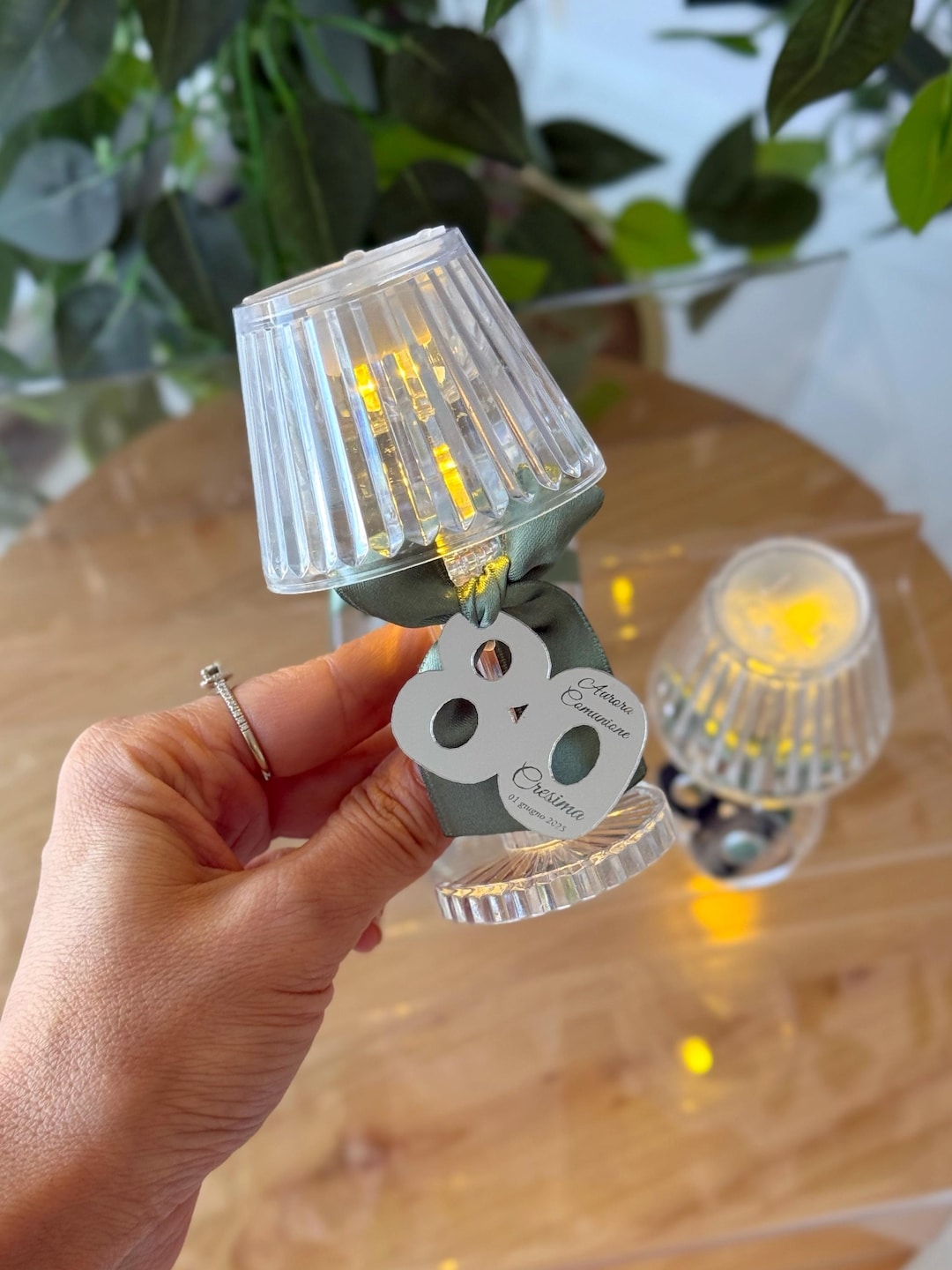 Personalized LED Birthday Party Favor: Custom Table Light, Milestone ...