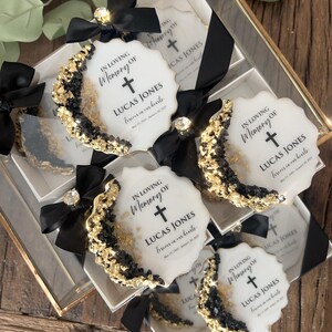 Unique Funeral Favors for Guests, in Loving Memory Personalized Magnet ...