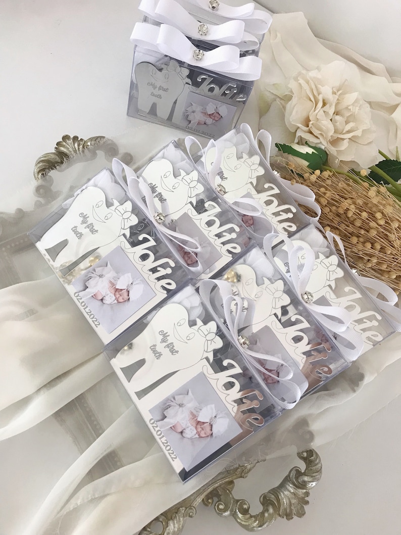 Silver First Tooth Gift First Tooth Fairy Party Favors First - Etsy