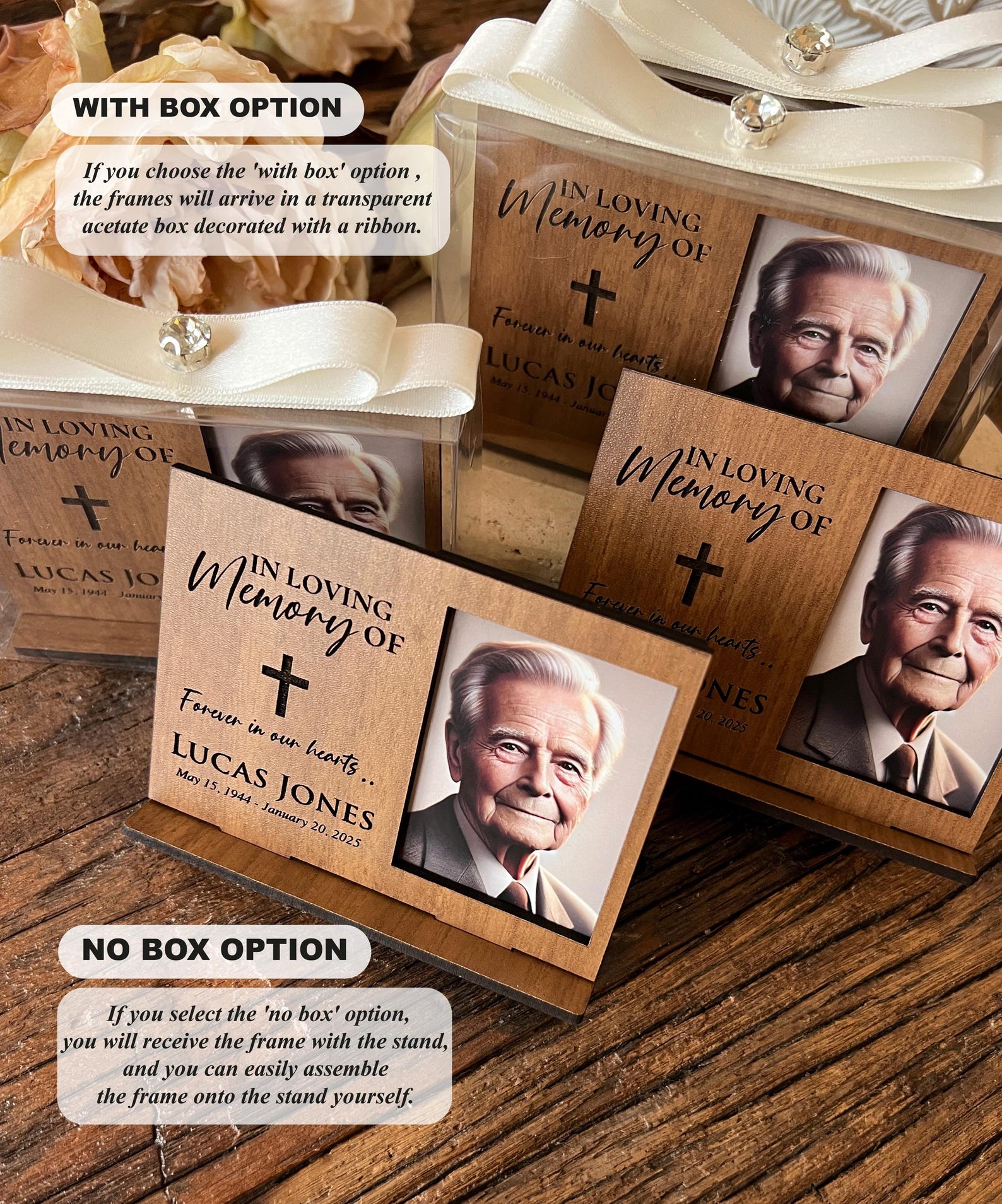 Personalized Memorial Photo Frame: Remembrance Keepsake Gift - Etsy