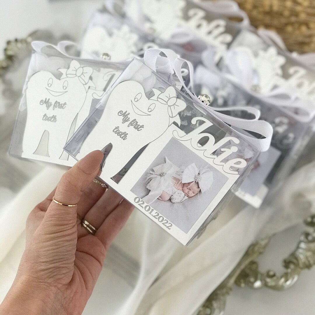 Silver First Tooth Gift, First Tooth Fairy Party Favors, First Tooth ...