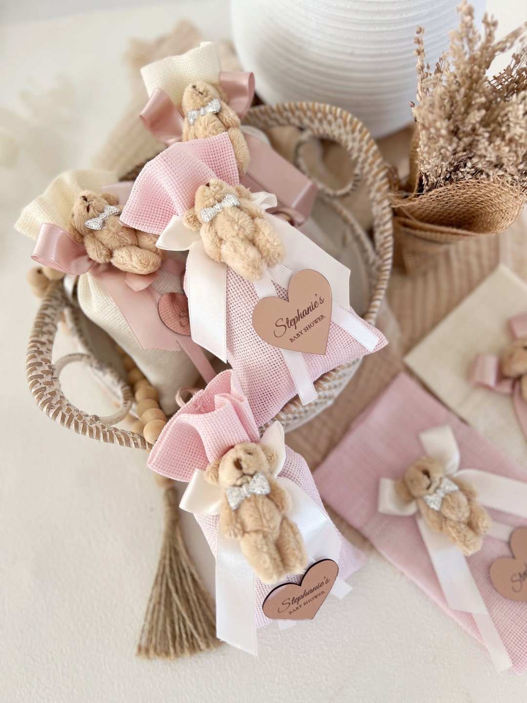 Custom Teddy Bear Scented Sachet: Baby Shower Favor - Etsy