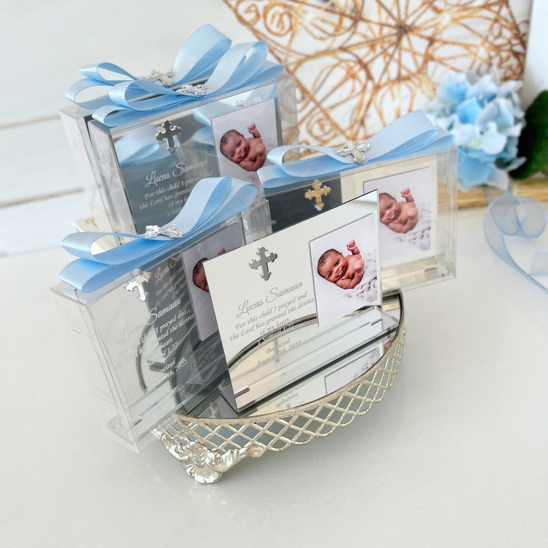 Silver Baptism Photo Frame Favors First Communion Favors - Etsy