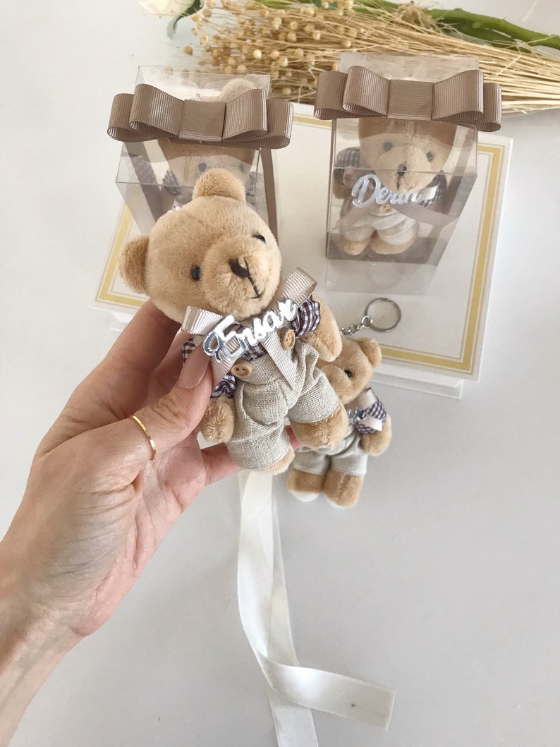 Teddy Bear Baby Shower Personalized Favor Teddy Bear | Etsy