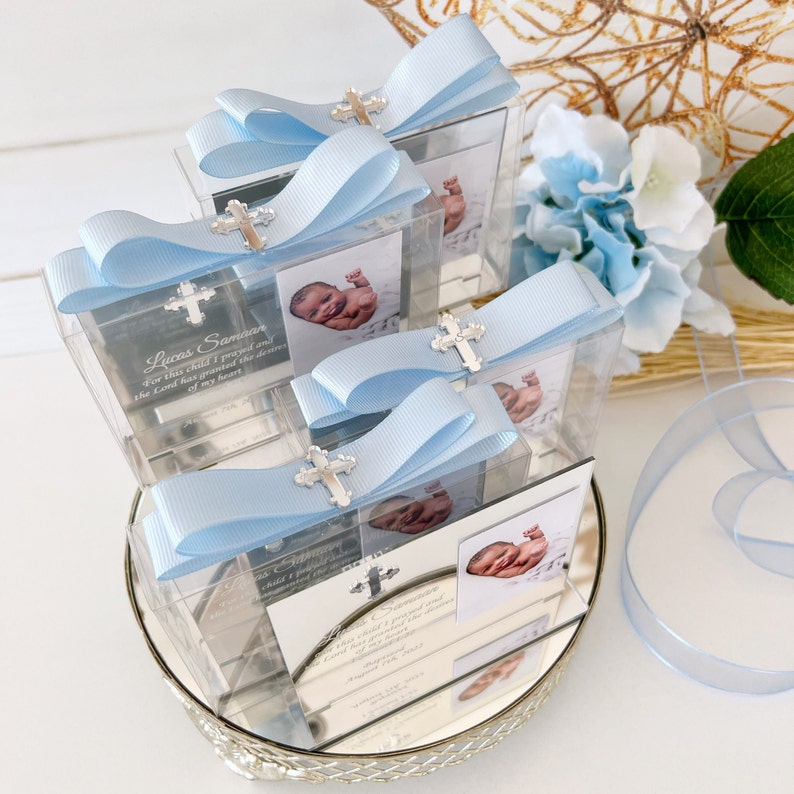 Silver Baptism Photo Frame Favors First Communion Favors - Etsy