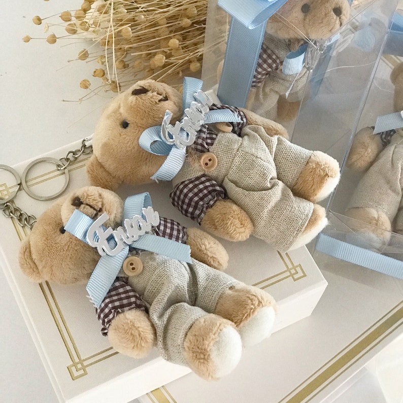 Teddy Bear Baby Shower Personalized Favor Teddy Bear - Etsy