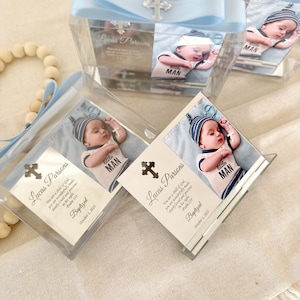 Silver Baptism Photo Frame Favors, First Communion Favors, Baptism ...