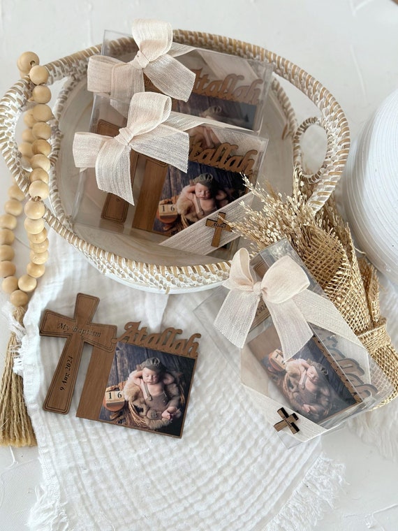 Communion Party Favors Picture Frames 20pcs 12*8cm Custom Acrylic