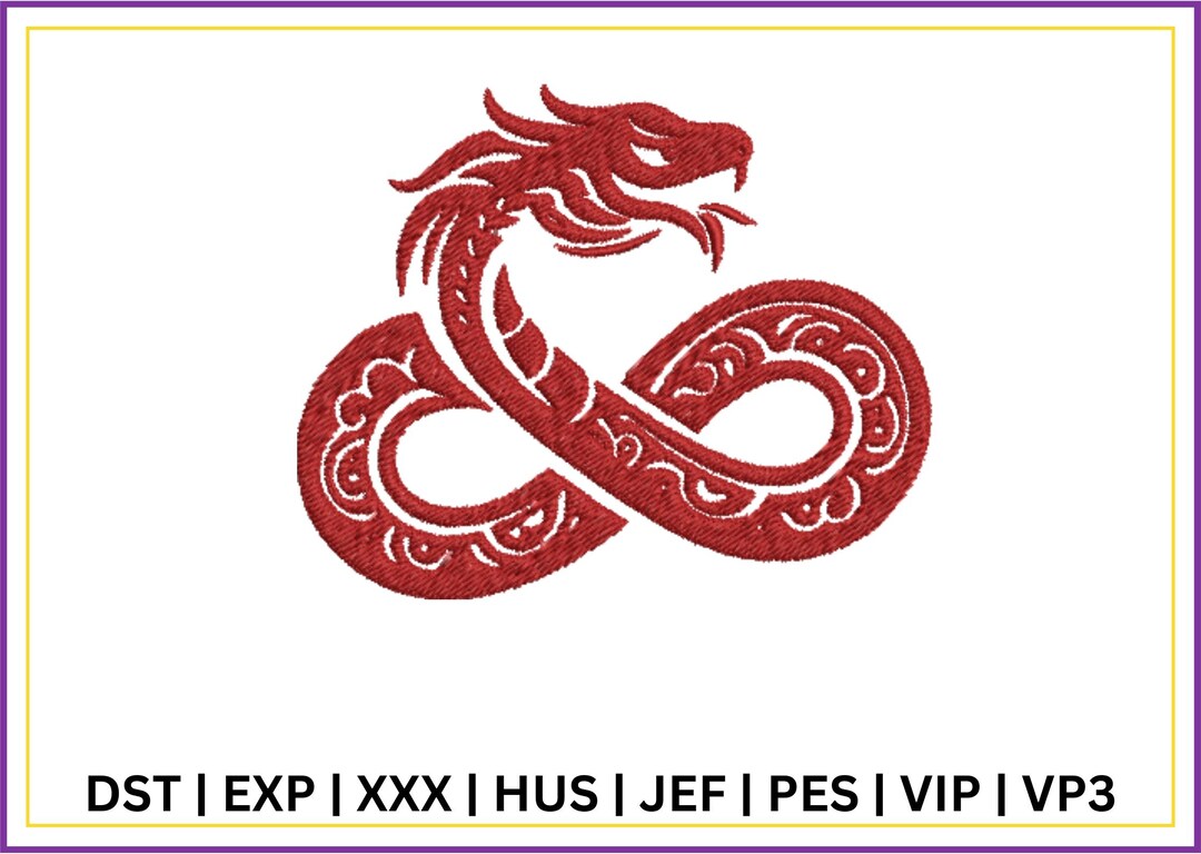 Lunar New Year Dragon Embroidery Design (digital Download) - Etsy