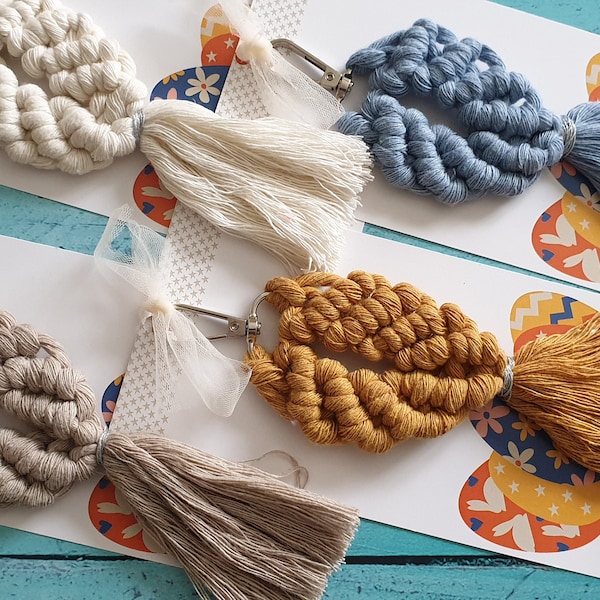 Macrame Key Chain - Etsy