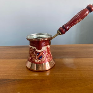 Handmade Turkish Copper Coffee Pot, Turkish-greek-arabic-moroccan ...