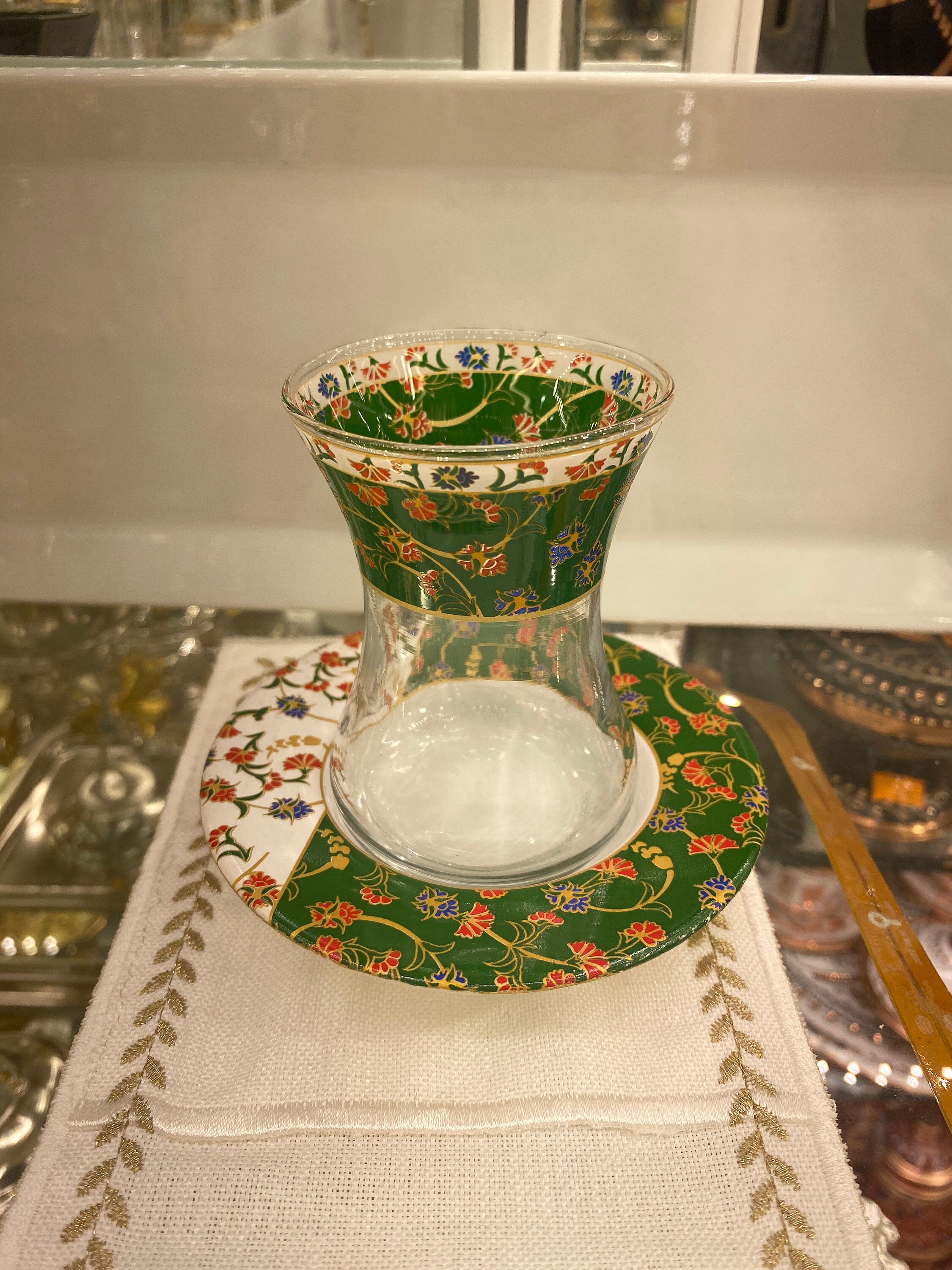 Blue Turkish Tea Set Turkish Tea Glass Turkish Tea Set - Etsy