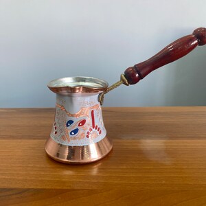 Handmade Turkish Copper Coffee Pot, Turkish-greek-arabic-moroccan ...