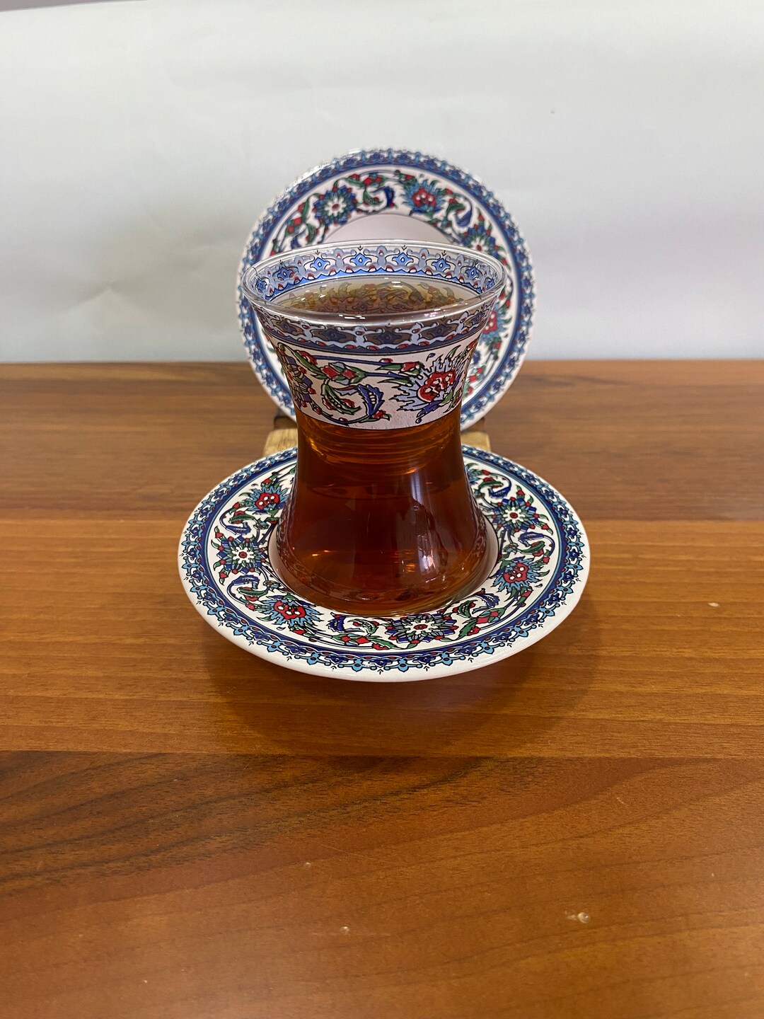 Traditional Turkish Tea Set, Handmade Ceramic Tea Set, Tea Cup Set ...