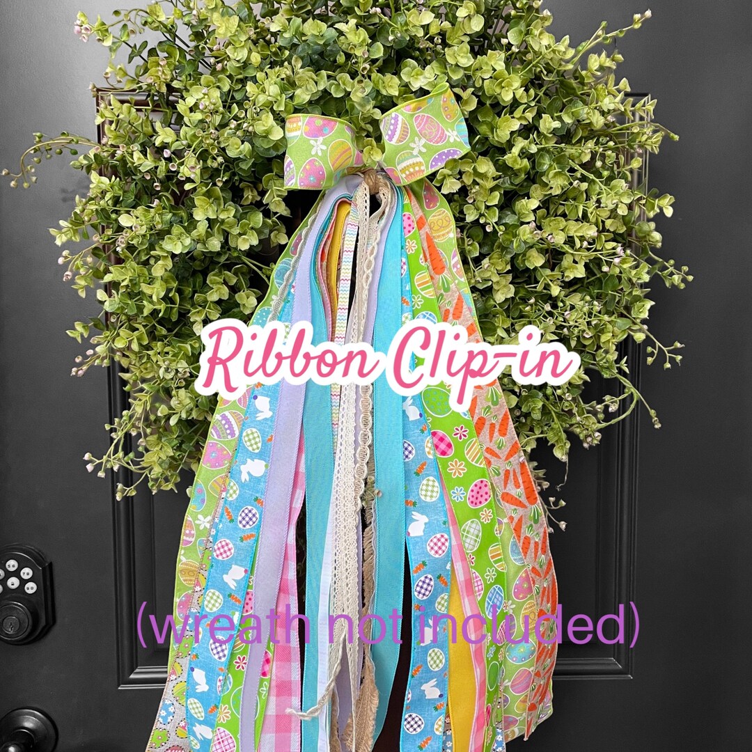 Easter Clip in Ribbon and Bow Set/ Adjustable BOW/ Quality Selection ...
