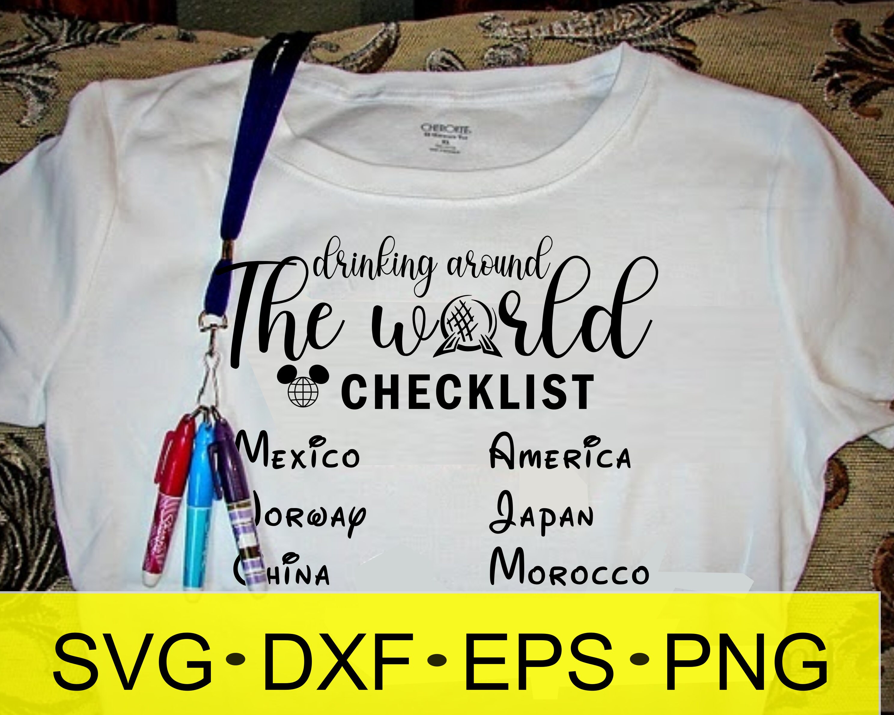 Epcot Svg Bundle Epcot Png Bundle Epcot Drink Around the - Etsy UK
