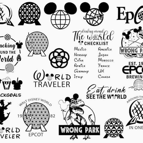 Epcot Svg - Etsy
