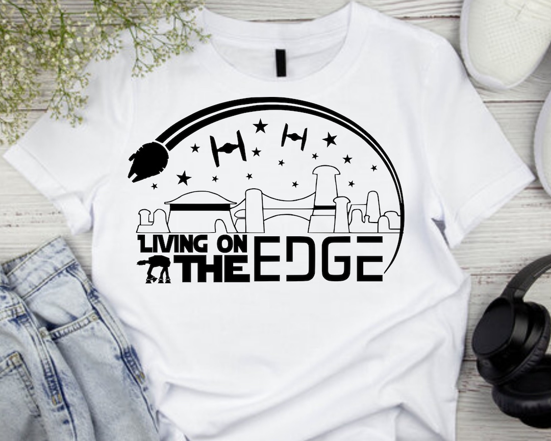 Star Wars Galaxy's Edge SVG, Living on the Edge, Star Wars SVG, Star ...