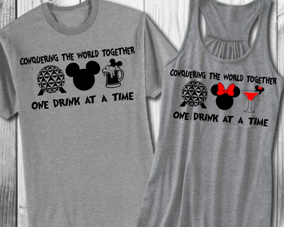 Epcot Drink Around the World Svg Conquering the World - Etsy
