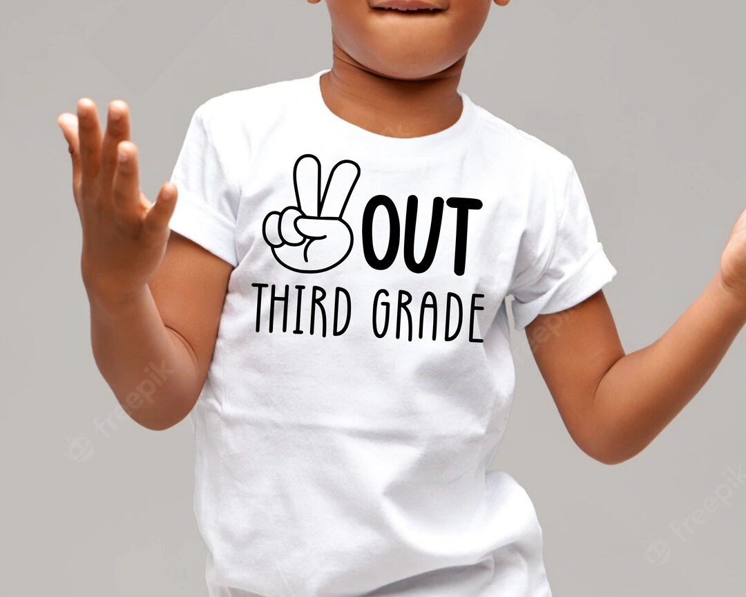 Peace Out Third Grade Svg Last Day of Third Grade Svg 3rd - Etsy
